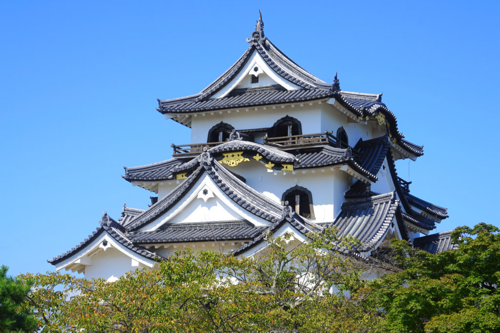 National Treasure Castle Stands near Lake Biwa, Japan's Largest Lake in ...